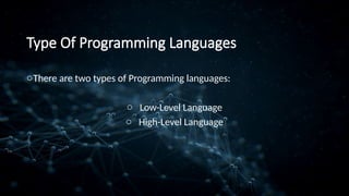 1st presentation on programming and programming language | PPT