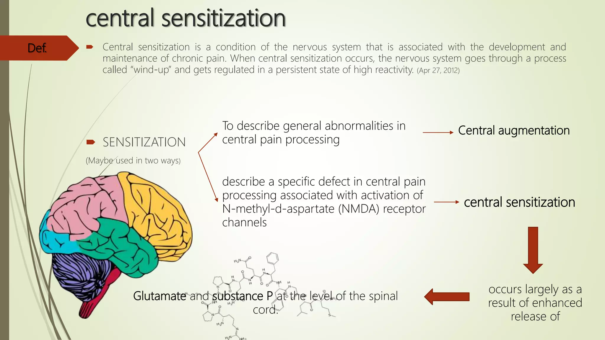 The role of the central nervous system in the generation and ...