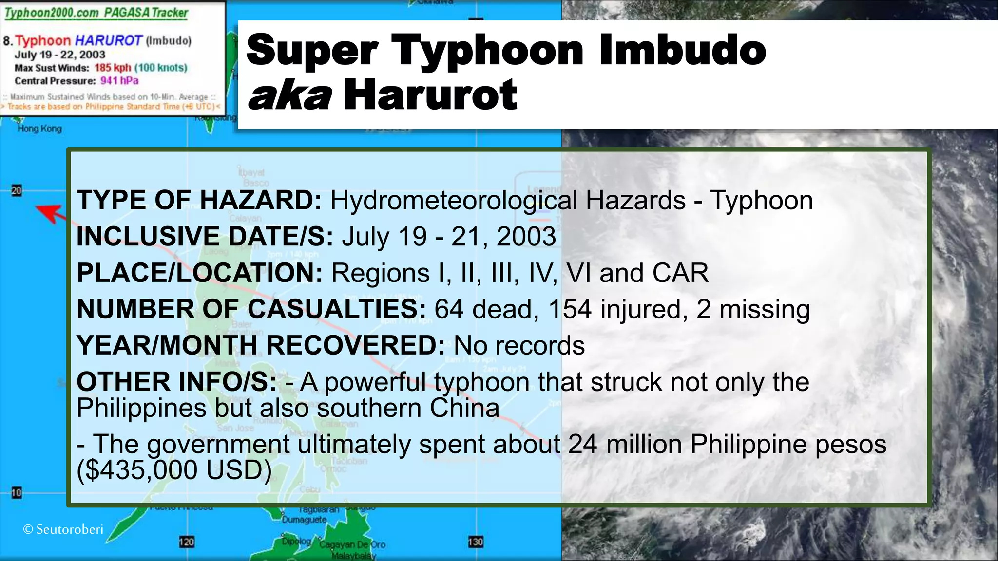 Disasters in the Philippines in 2002-2005 | PPTX