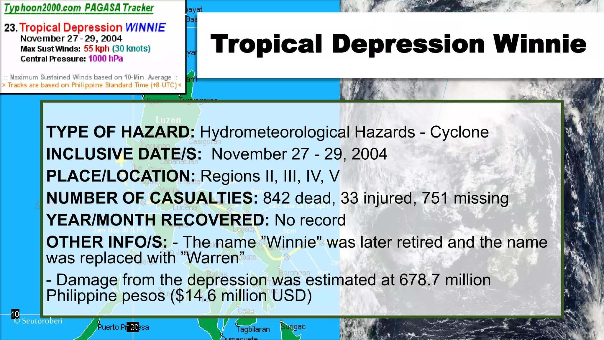 Disasters in the Philippines in 2002-2005 | PPTX