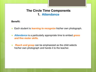 Circle Time For Students with Special Needs | PPTX
