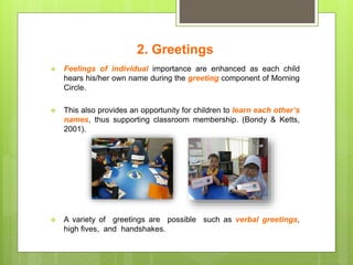 Circle Time For Students with Special Needs | PPTX