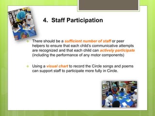 Circle Time For Students with Special Needs | PPTX