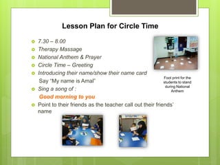 Circle Time For Students with Special Needs | PPTX