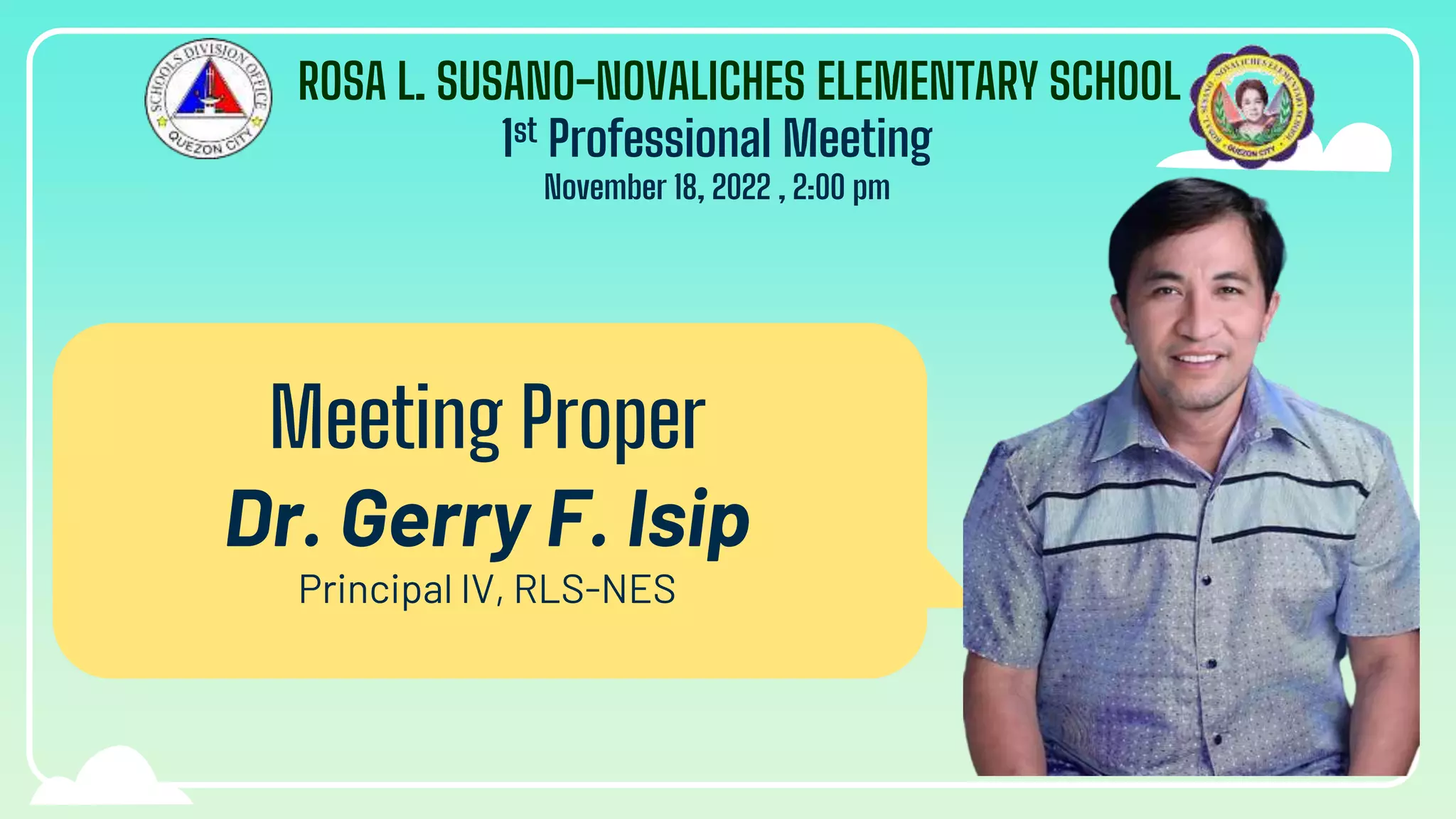 1st Professional Meeting with Dr. Isip.pptx