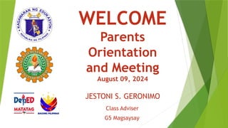1ST Parent teacher association Meeting.pptx