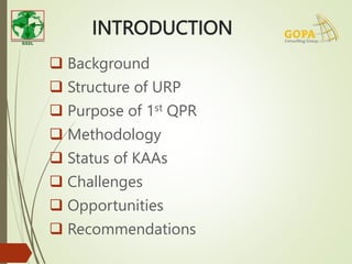 1st APR-URP Presentation | PPTX