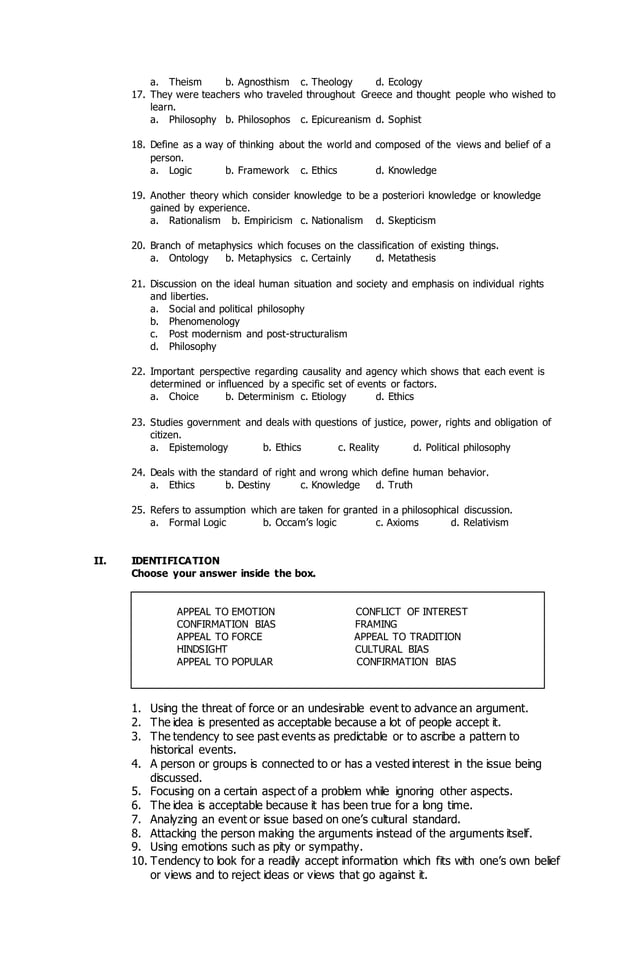 1st quarter exam | DOCX