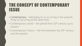 Skills Needed in the Study of Contemporary Issues | PPTX