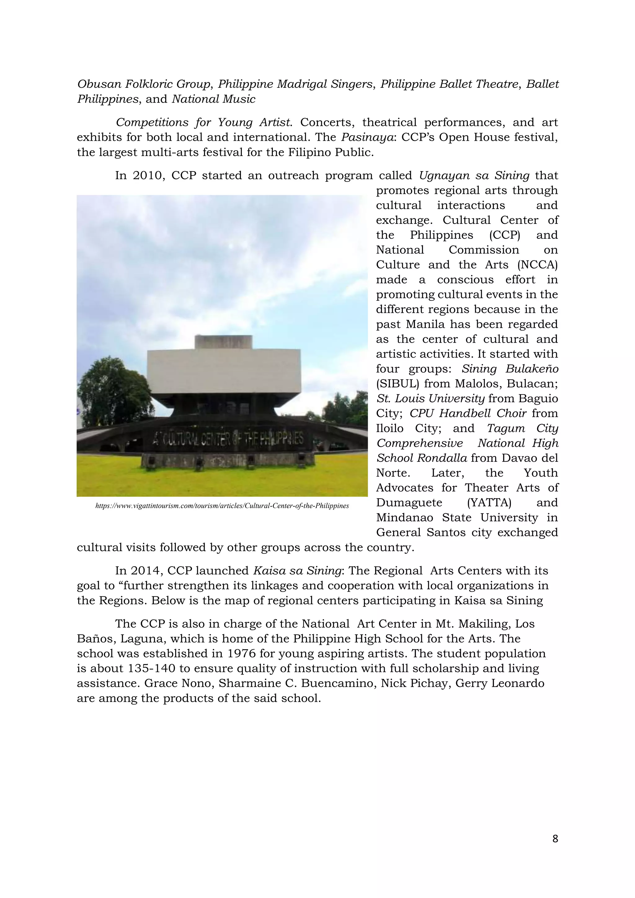 1st Quarter MODULE 2 on CONTEMPORARY PHILIPPINE ARTS from the REGIONS ...