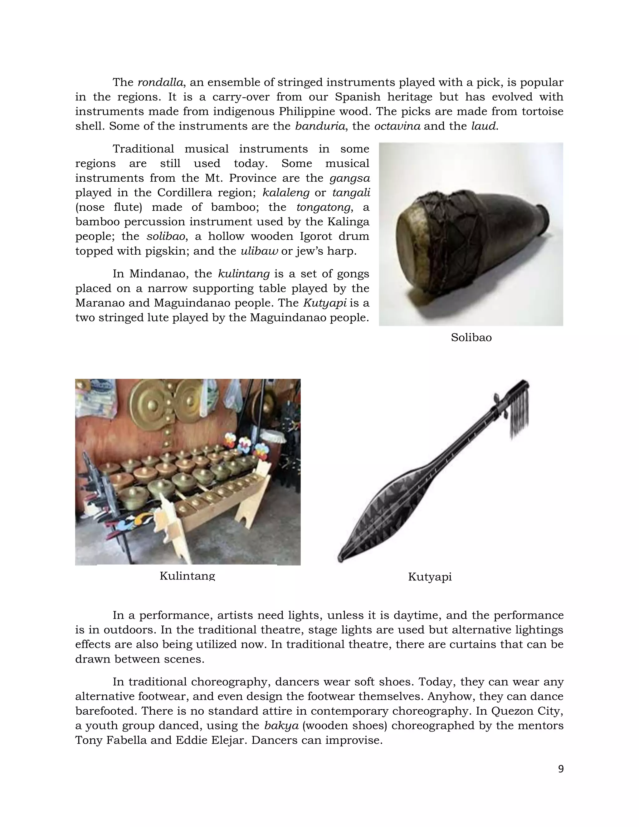 1st Quarter MODULE 4 on CONTEMPORARY PHILIPPINE ARTS from the REGIONS ...