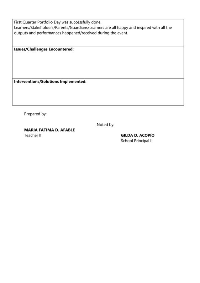 1st Quarter Portfolio Day ACR.docx