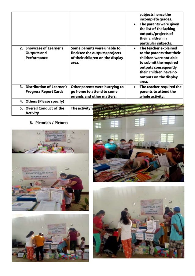 1st Quarter Portfolio Day ACR BURABURON NHS.docx | Education