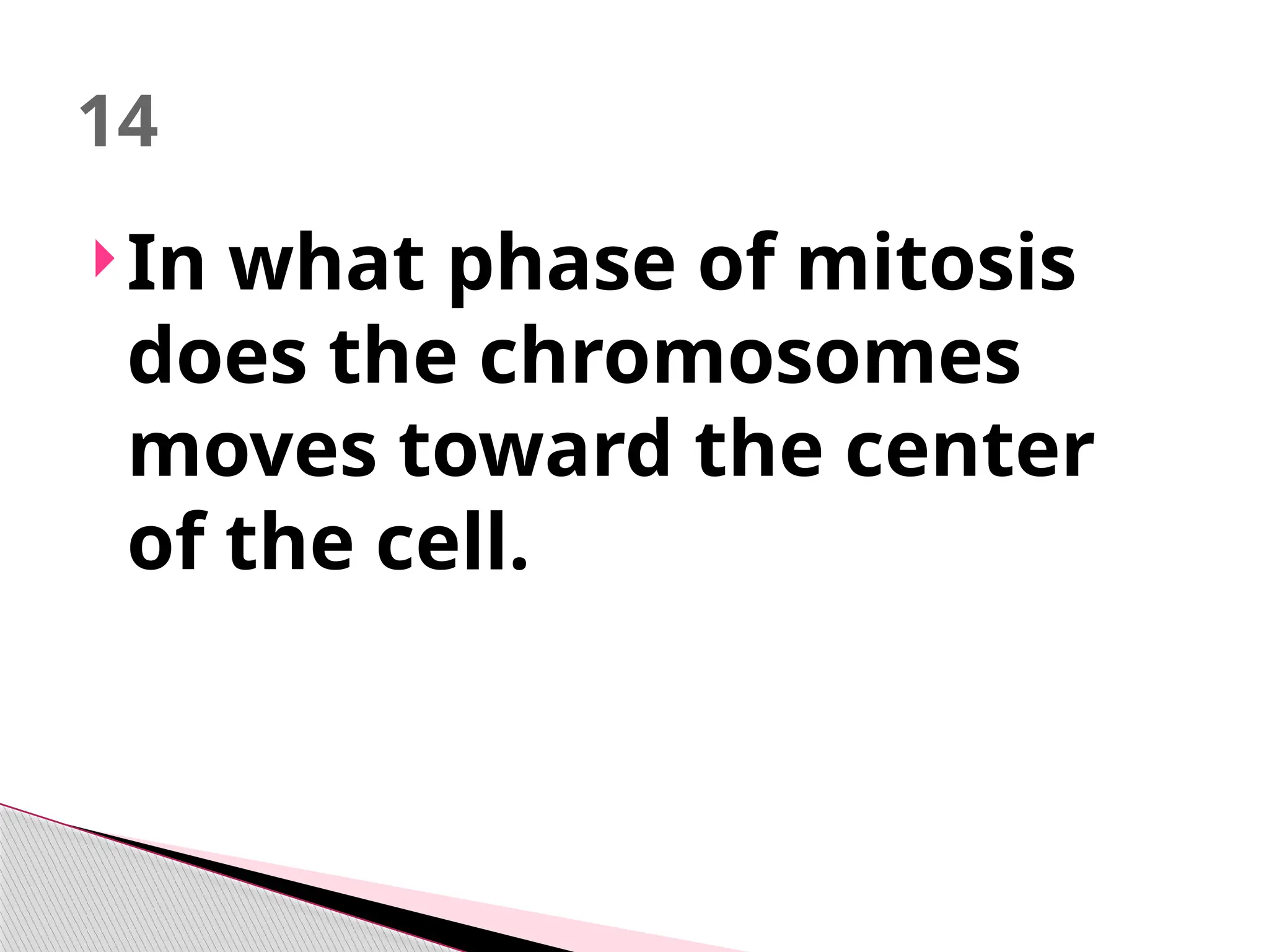 1st quarter Quiz 4.pptx general biology mitosis | PPT