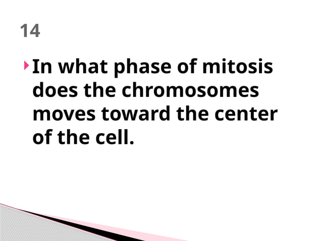 1st quarter Quiz 4.pptx general biology mitosis | PPT