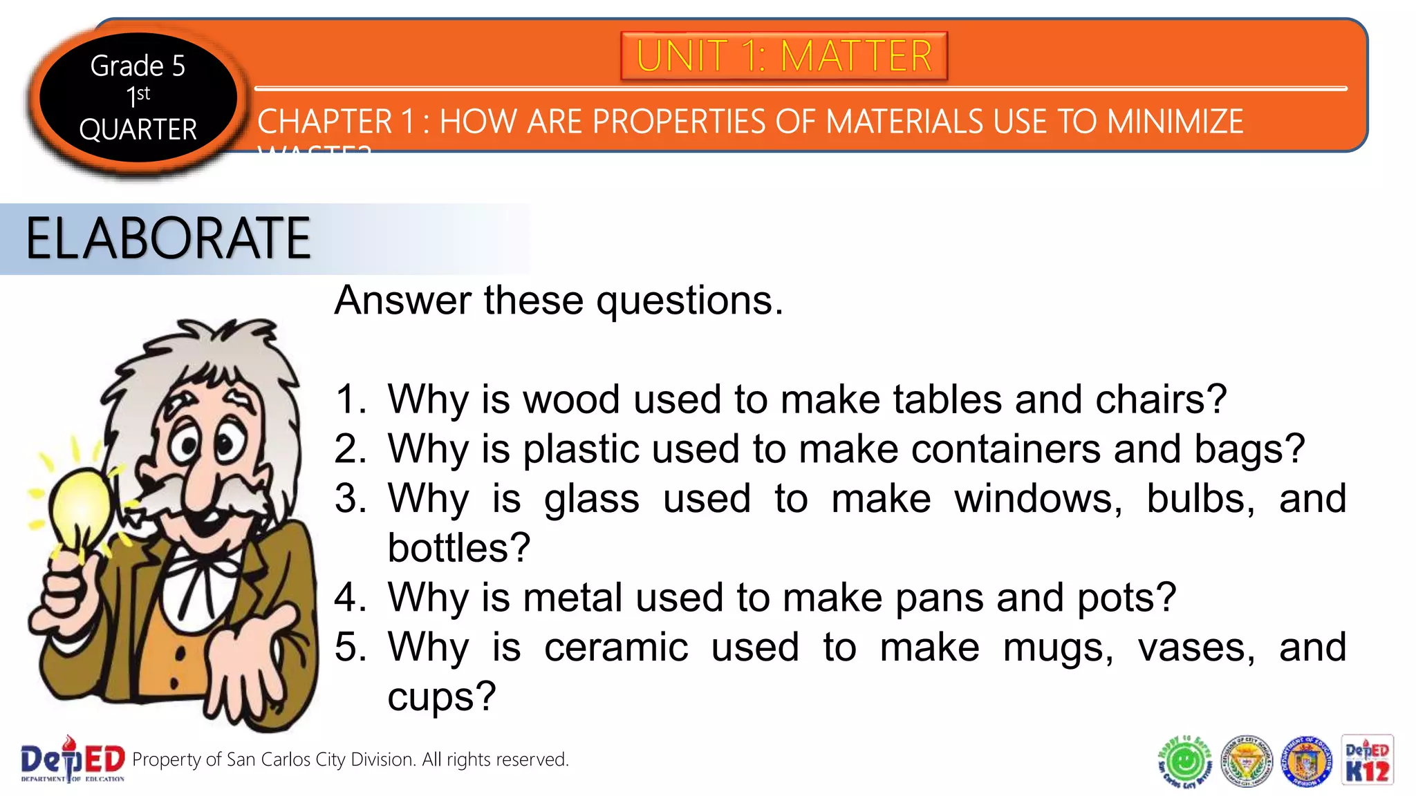 Science 5 Grade 5 1st Quarter Week 1 | PPTX