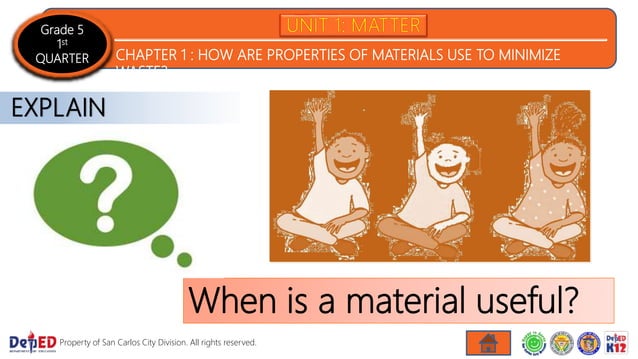 Science 5 Grade 5 1st Quarter Week 1 | PPTX