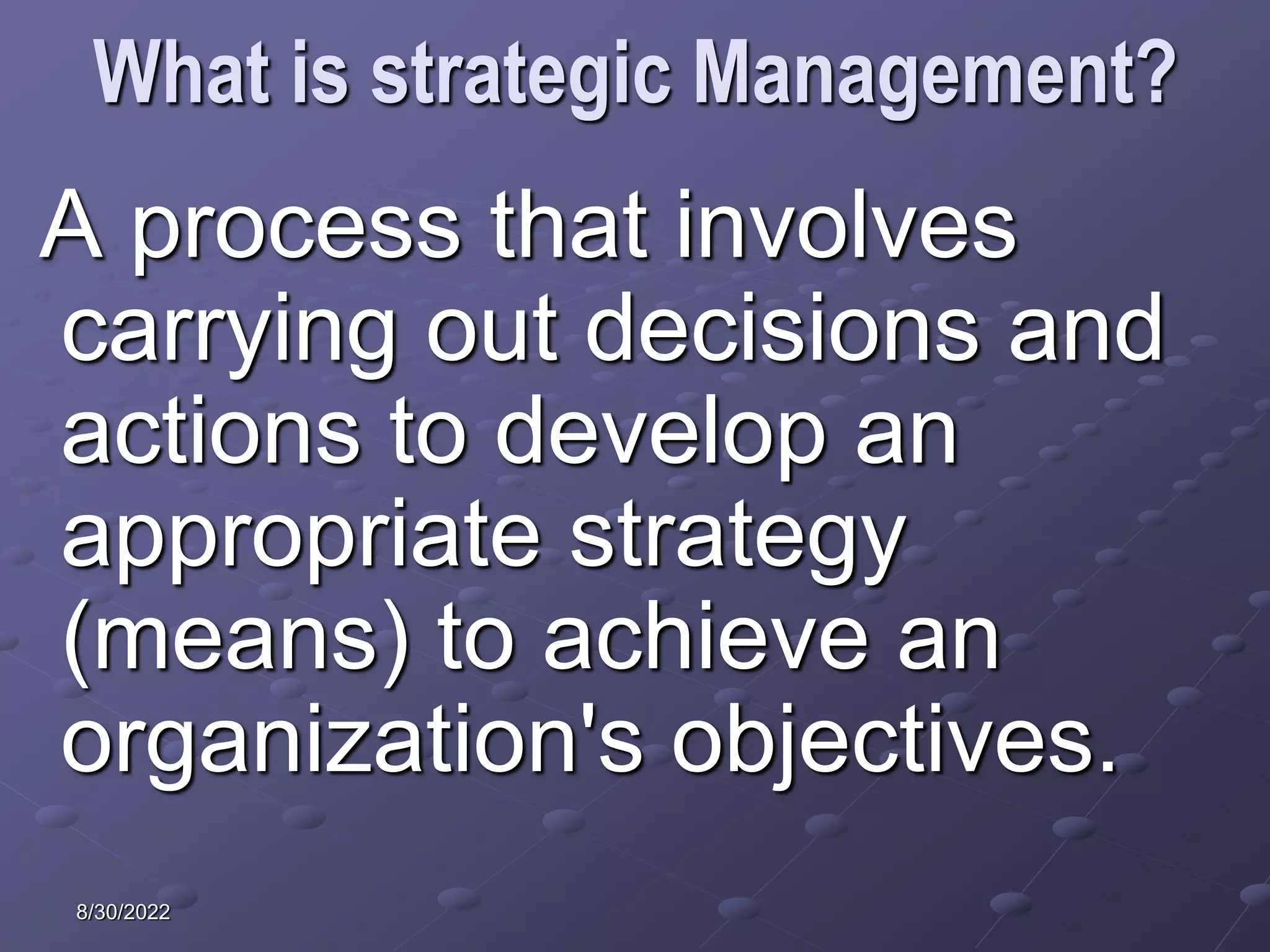 1 Strategic Management - overview.ppt