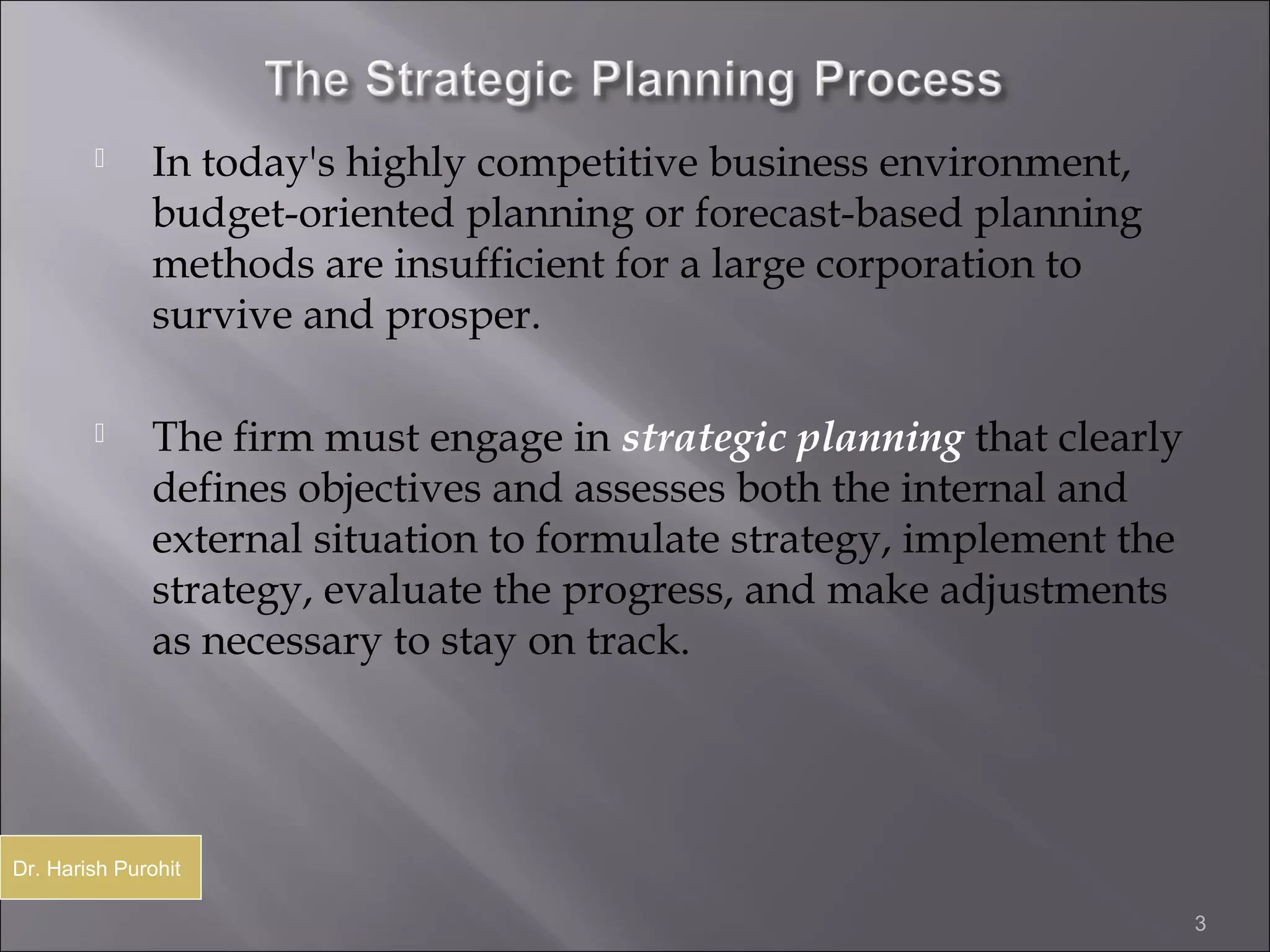 1) strategic planning process | PPT