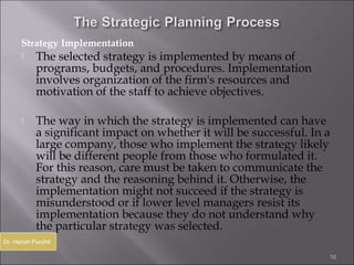 1) strategic planning process | PPT