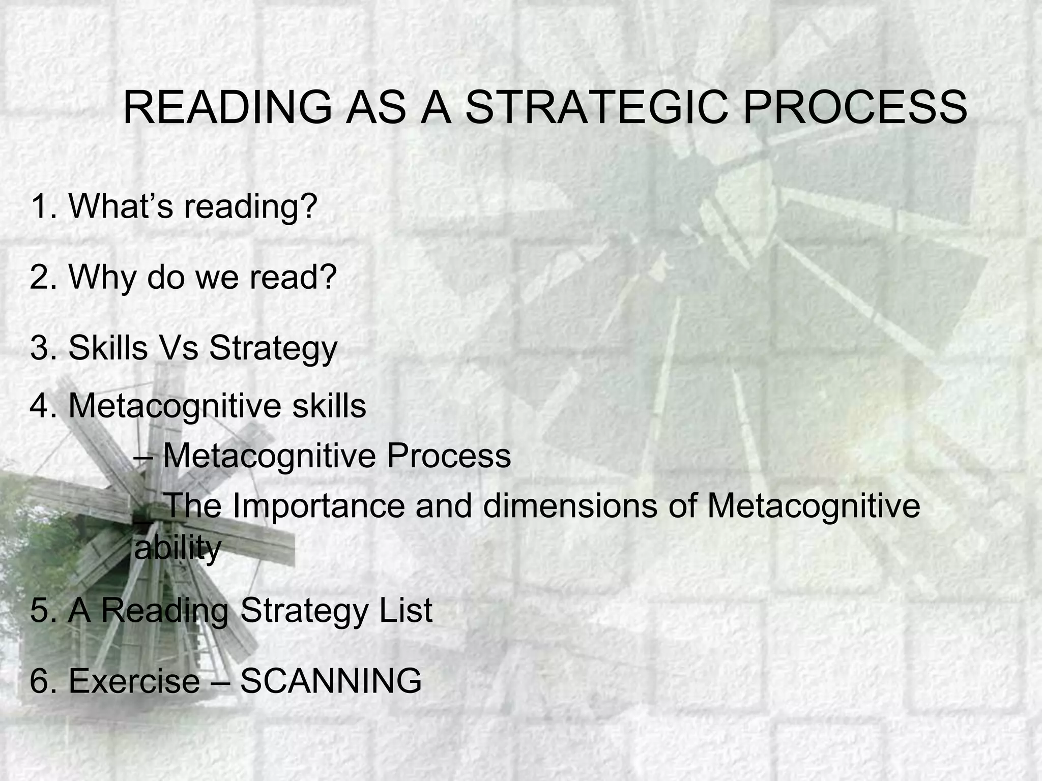 1st reading strategies | PPTX