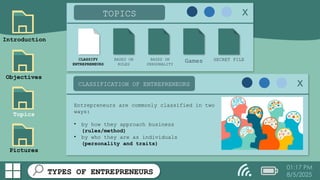 1ST REPORT-Types of Entrepreneurs GRP4.pptx