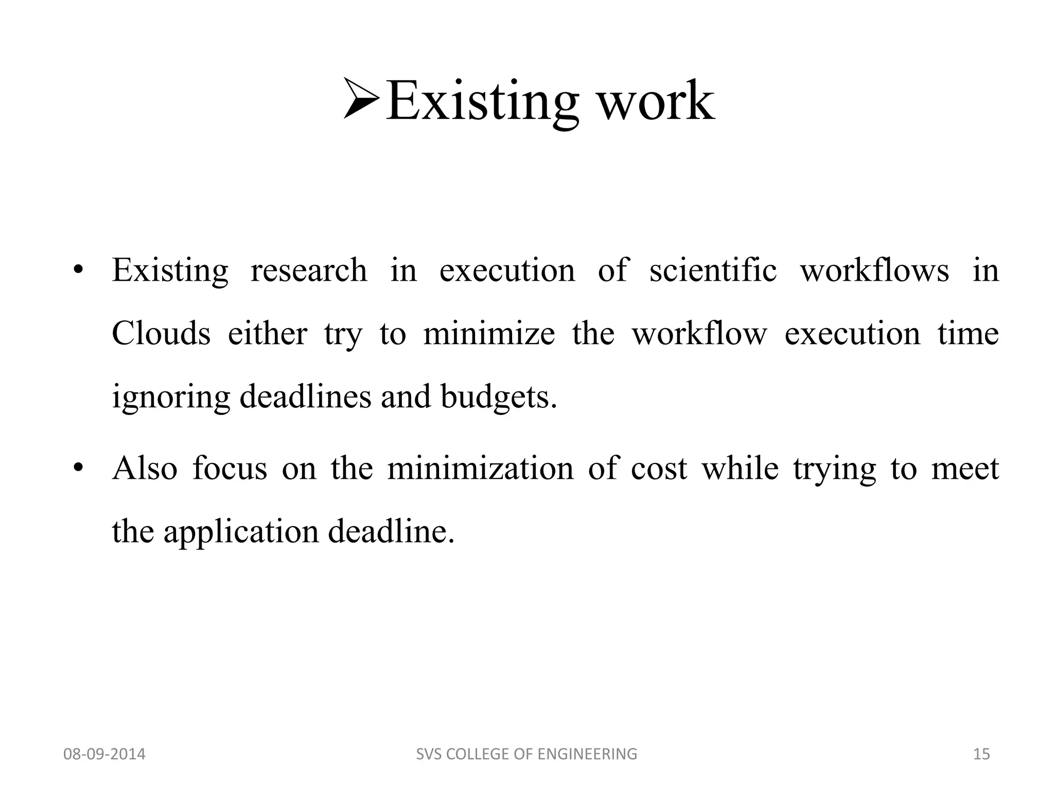 Meeting Deadlines of Scientific Workflows in Public Clouds with Tasks ...