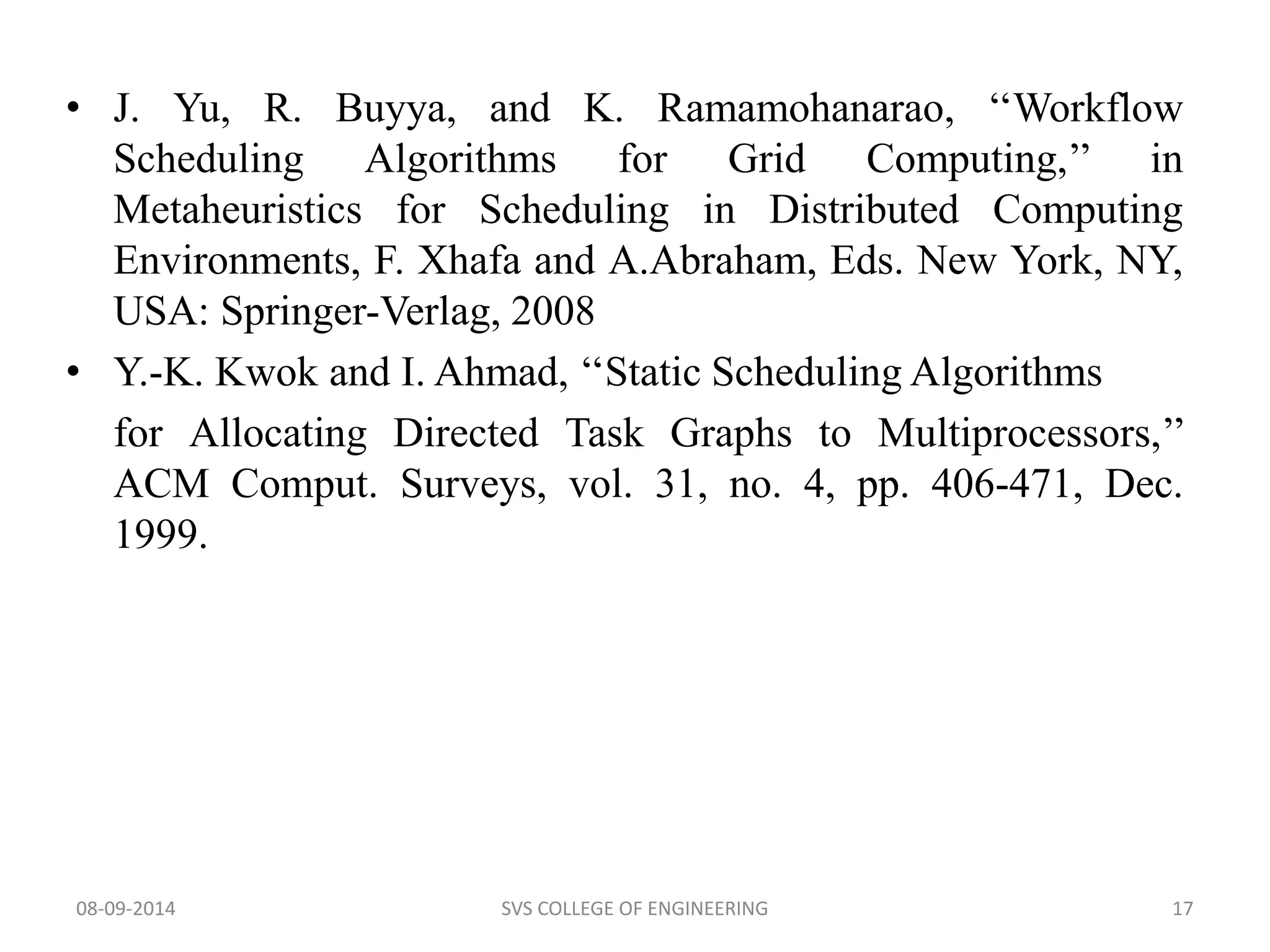 Meeting Deadlines of Scientific Workflows in Public Clouds with Tasks ...