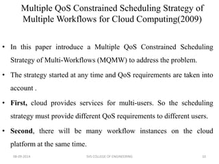 Meeting Deadlines of Scientific Workflows in Public Clouds with Tasks Replication - 1st review ...