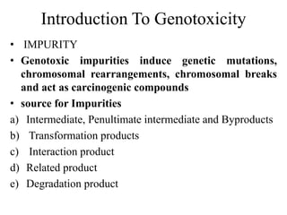 Genotoxic Impurities | PPTX