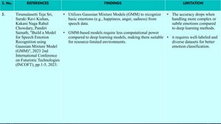 Speech based emotion recognition using artificial intelligence | PPTX | Artificial Intelligence ...