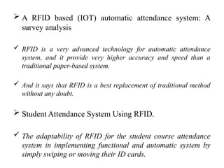 1st review Mini Project ppt RFID-BASED ATTENDANCE SYSTEM USING ARDUINO.pptx