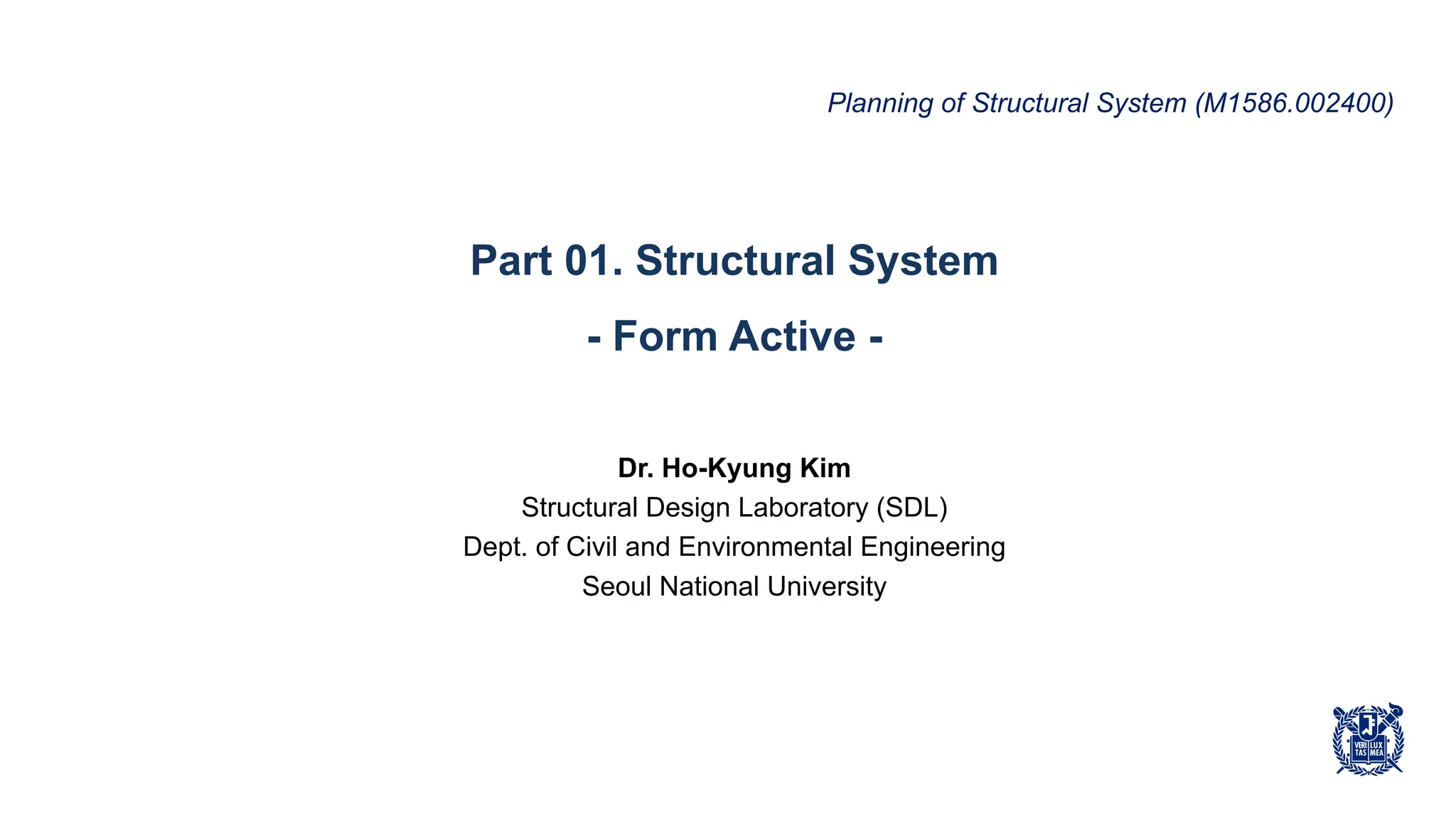1주차_Structural System_Class Note 01_v2.pdf | Civil Engineering Industry | Industries