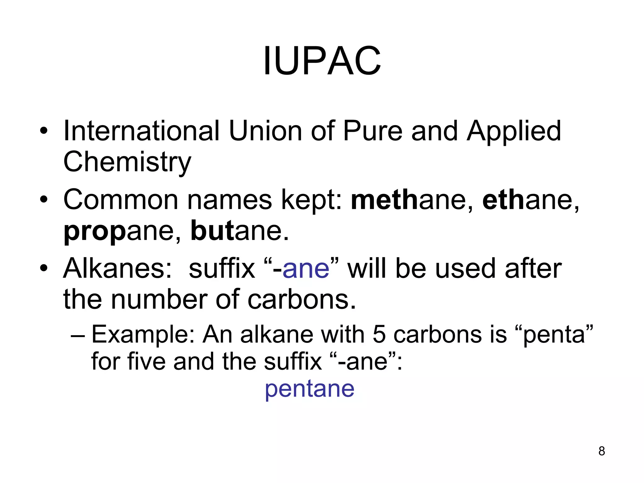 1 structure and stereochemistry of alkanes | PPT