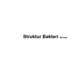 Structure Cell Bacteria Bakteriologi Ppt