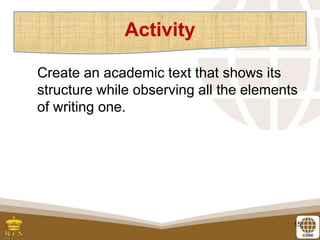 1_Structure_of_Academic_Texts.ppt | Education