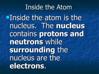 1 structure of the atom | PPT