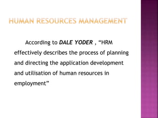 Human Resource Management | PPT