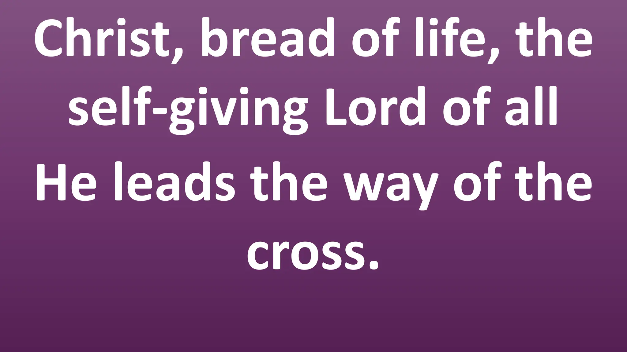 First Saturday Holy Mass Lenten Songs or Hymns | PPT