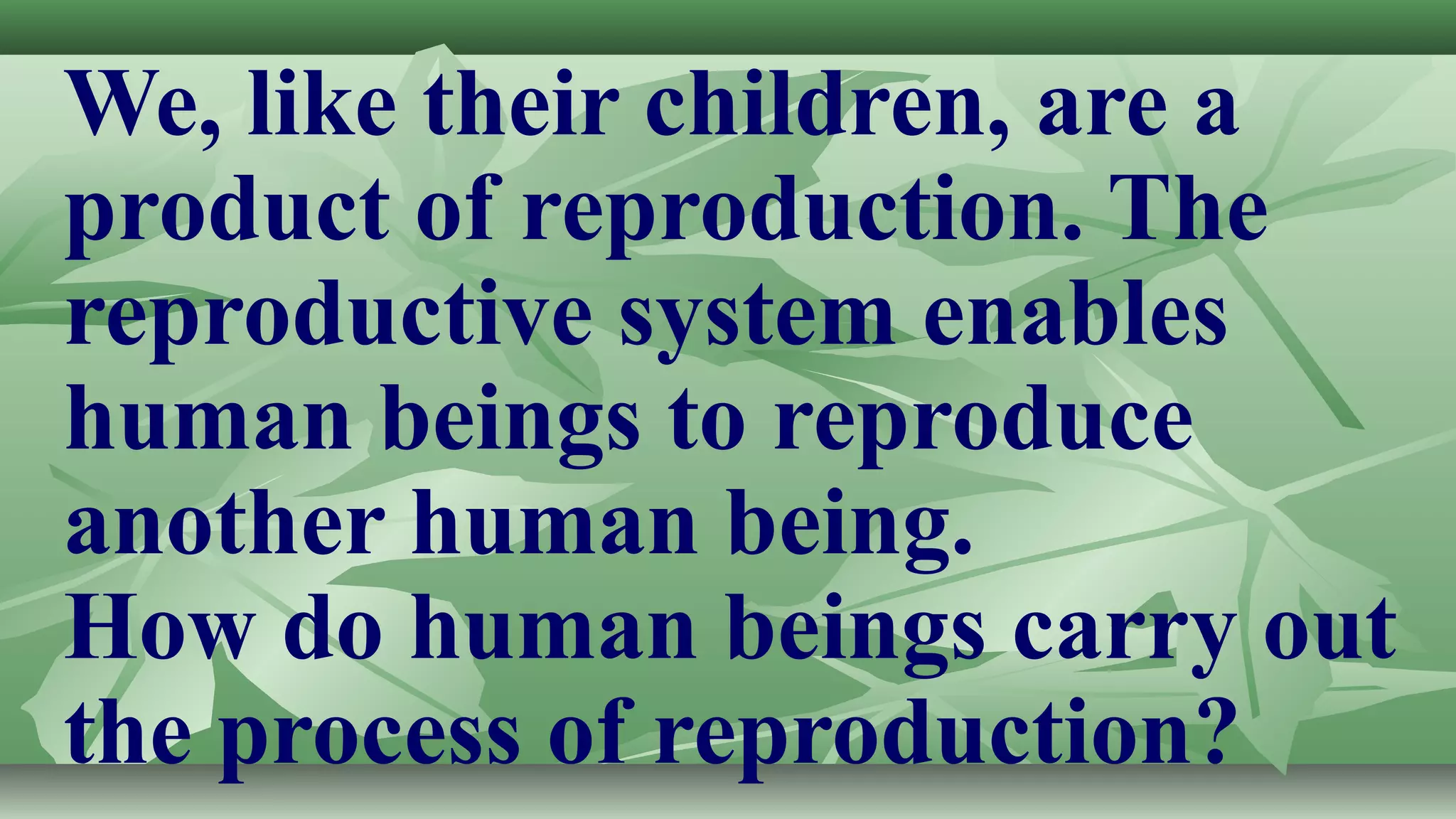 1st science 1 function of male reproductive system | PPT