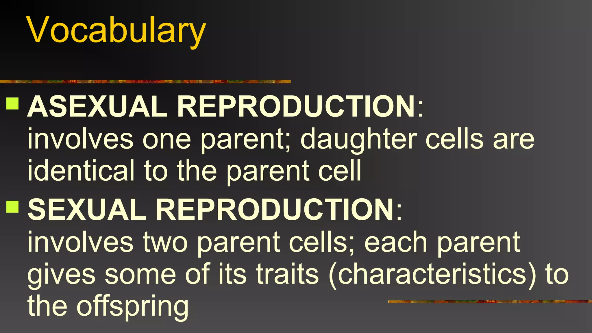 1st science 5 cellular reproduction of sex cells | PPT