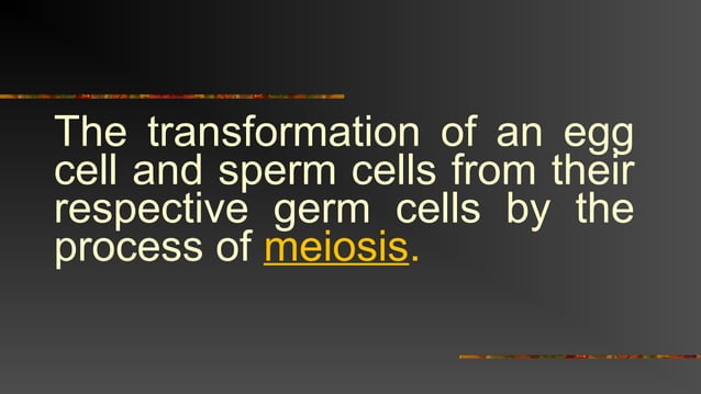 1st Science 5 Cellular Reproduction Of Sex Cells Ppt