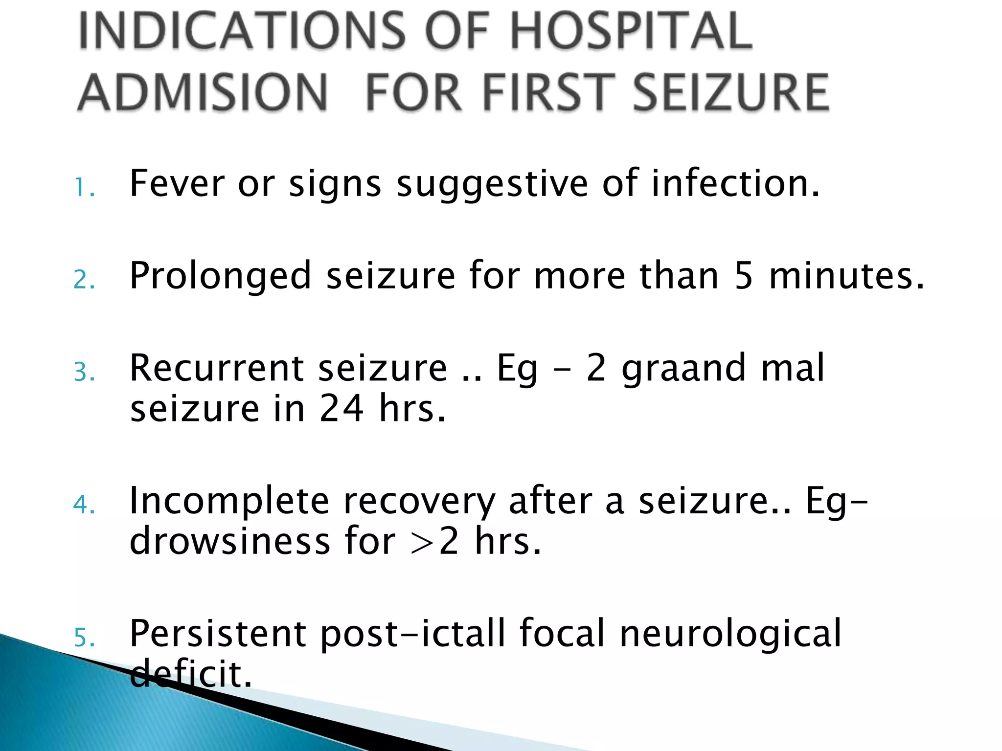 1st seizure ppt | PPTX