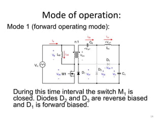 High efficiency and high power factor single-stage balanced forward ...