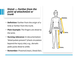Unit I — Introduction to Anatomical Terms and Organization of the Human ...
