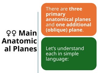 Unit I — Introduction to Anatomical Terms and Organization of the Human ...