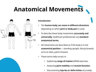 Unit I — Introduction to Anatomical Terms and Organization of the Human ...