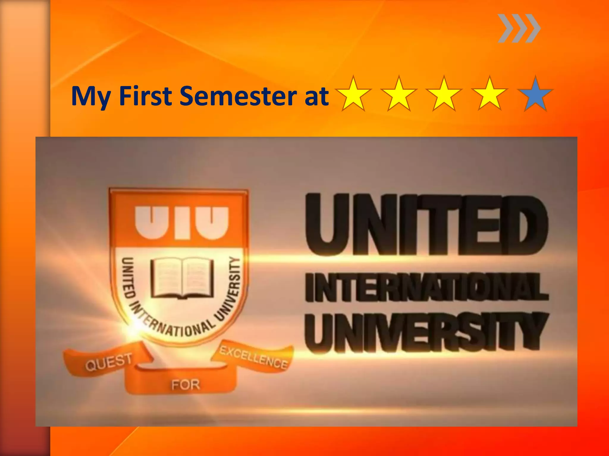 1st sem at uiu [autosaved] | PPTX