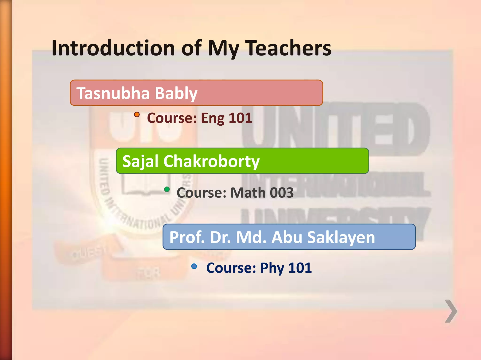 1st sem at uiu [autosaved] | PPTX