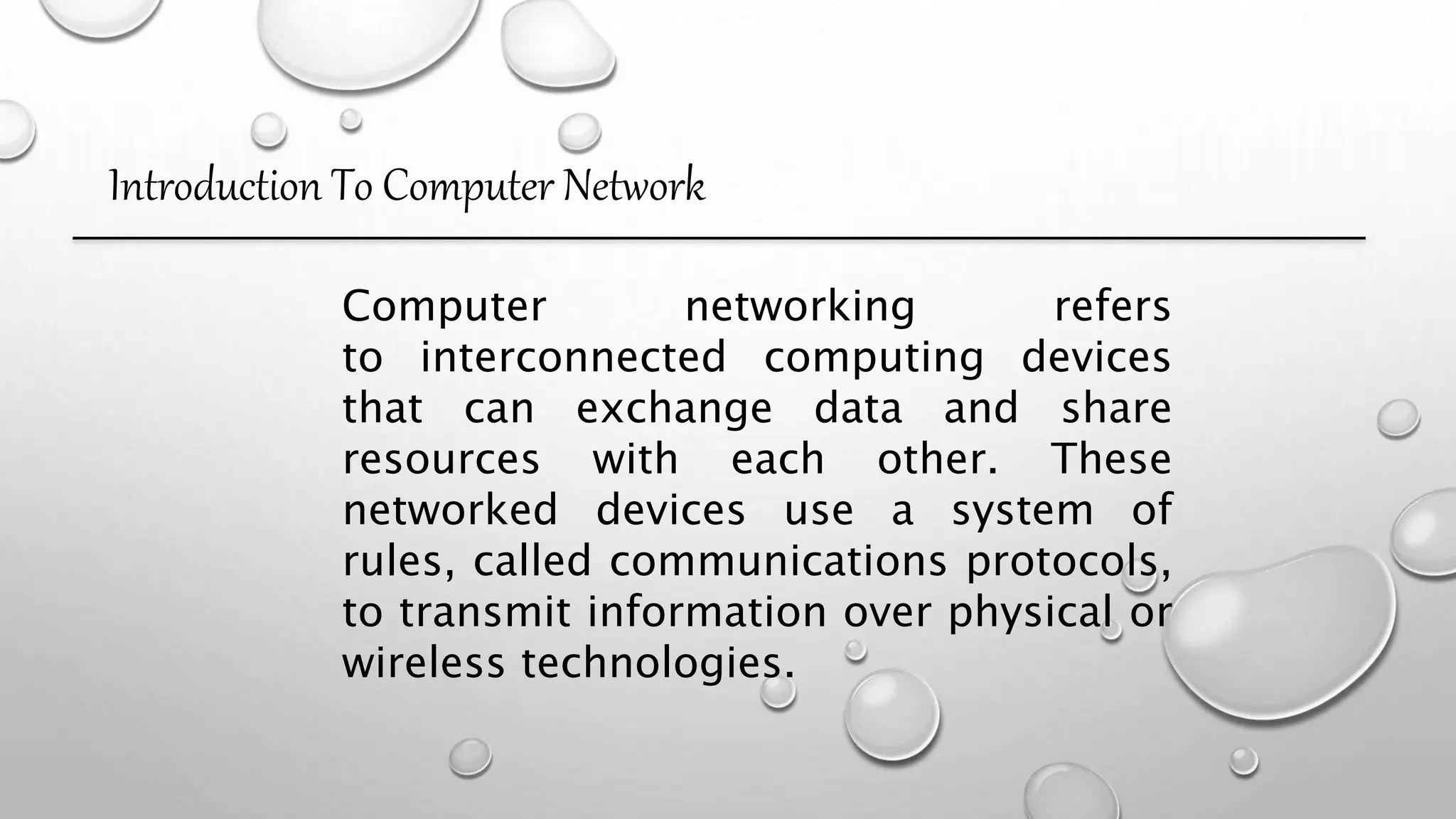 Introduction To Computer Networking Pptx Pptx Computer Networking Computing